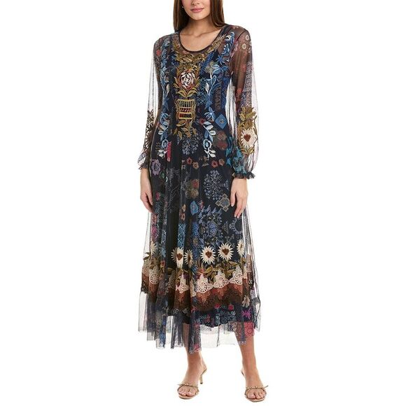 Johnny Was | Dresses | Johnny Was Elrey Mesh Maxi Dress | Poshmark